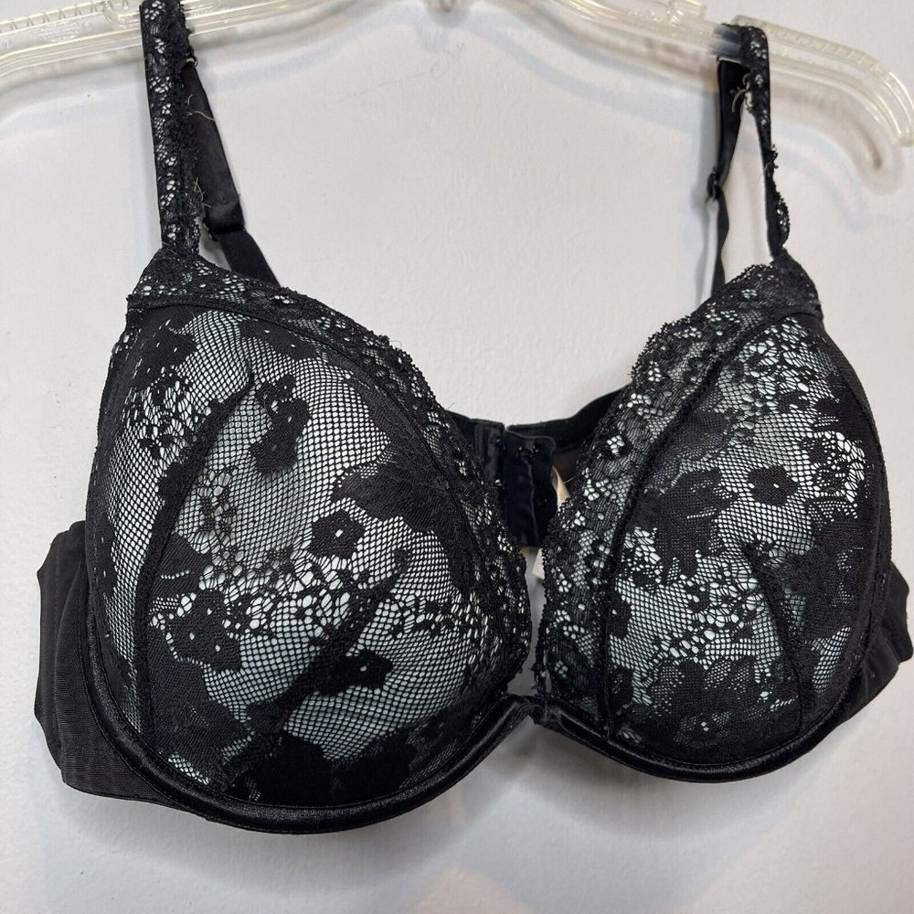 Cacique Bra 44c Black Lace - Gem